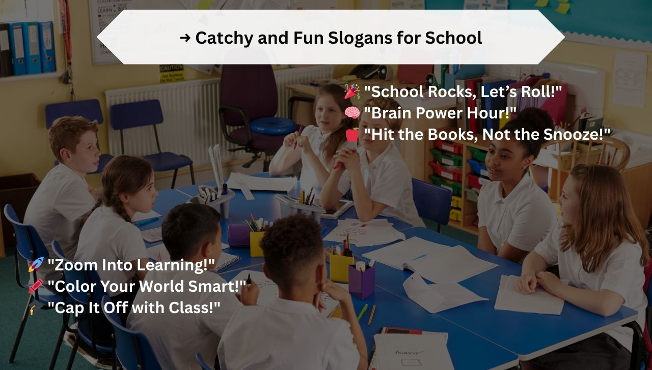 125+ Top School Slogan Ideas to Motivate Students and Staff - Search Fleek