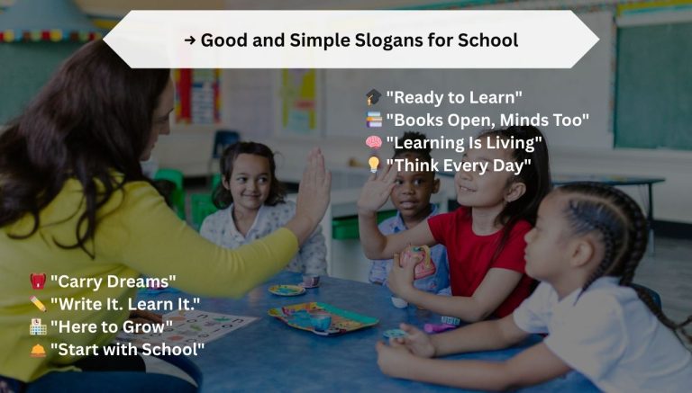 125+ Top School Slogan Ideas to Motivate Students and Staff - Search Fleek