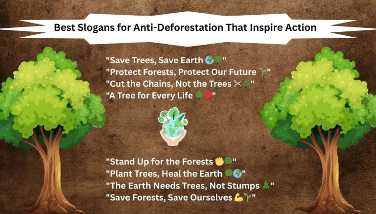 100+ Effective Slogans for Anti-Deforestation Campaigns - Search Fleek
