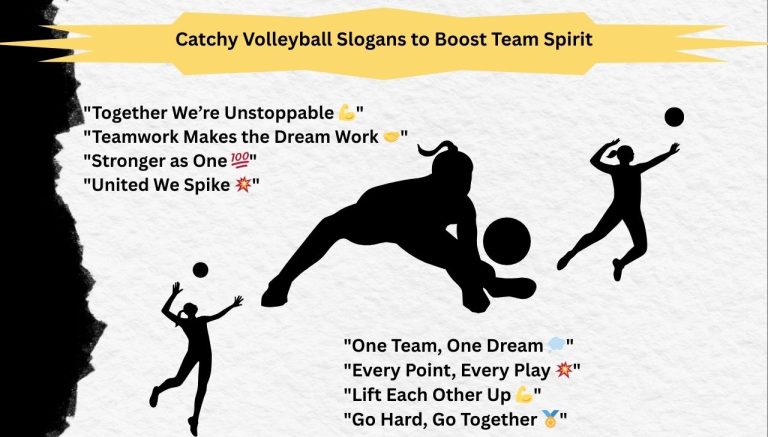 150+ Powerful Volleyball Slogans to Inspire Teamwork and Victory ...