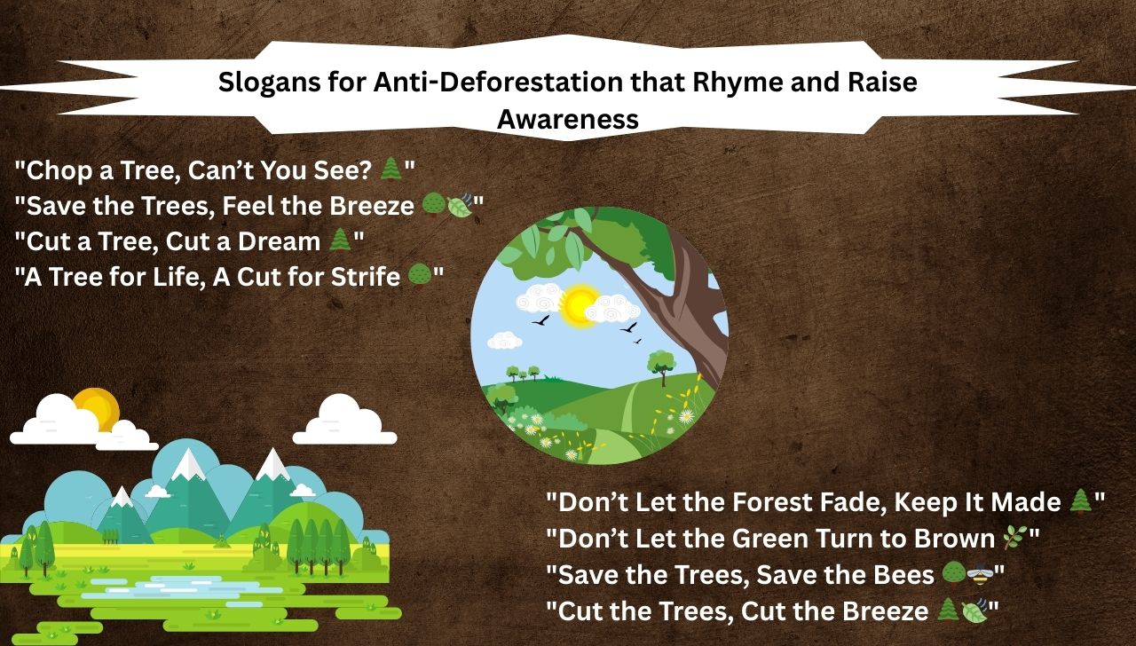 100+ Effective Slogans for Anti-Deforestation Campaigns - Search Fleek