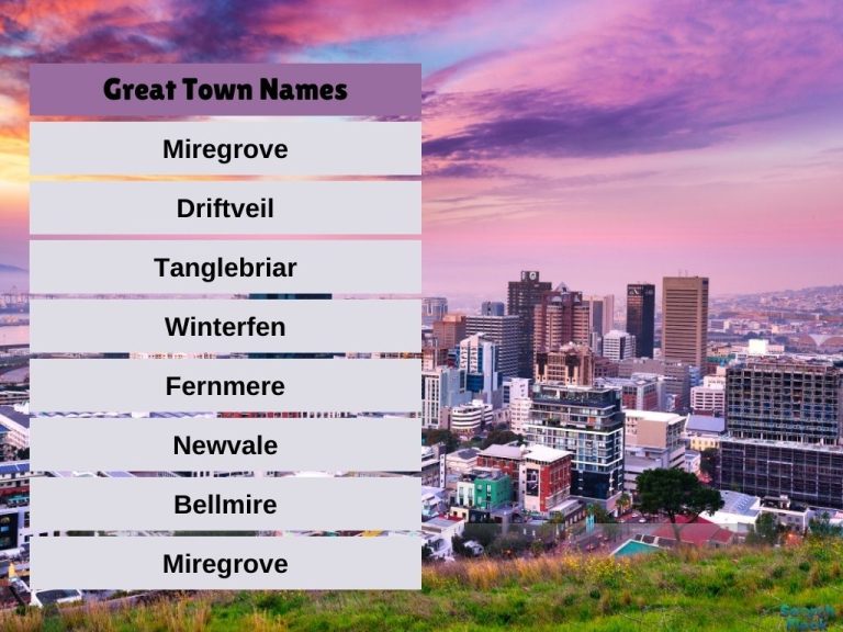 459+ Best Town Name Ideas for Fiction, Games, and Real Projects ...