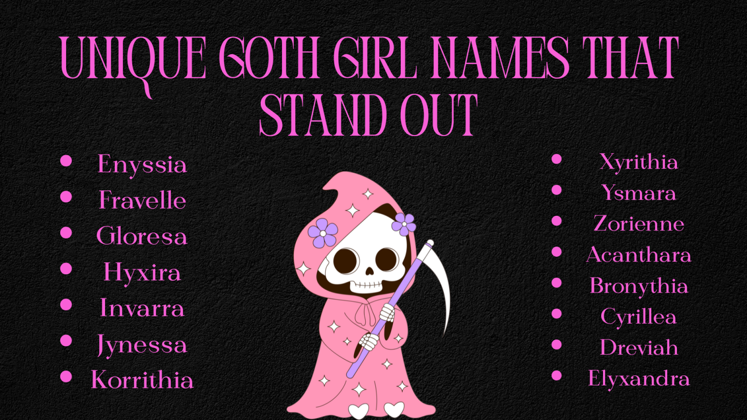 435+ Gothic Names That Are Dark, Cool & Mysterious - Search Fleek