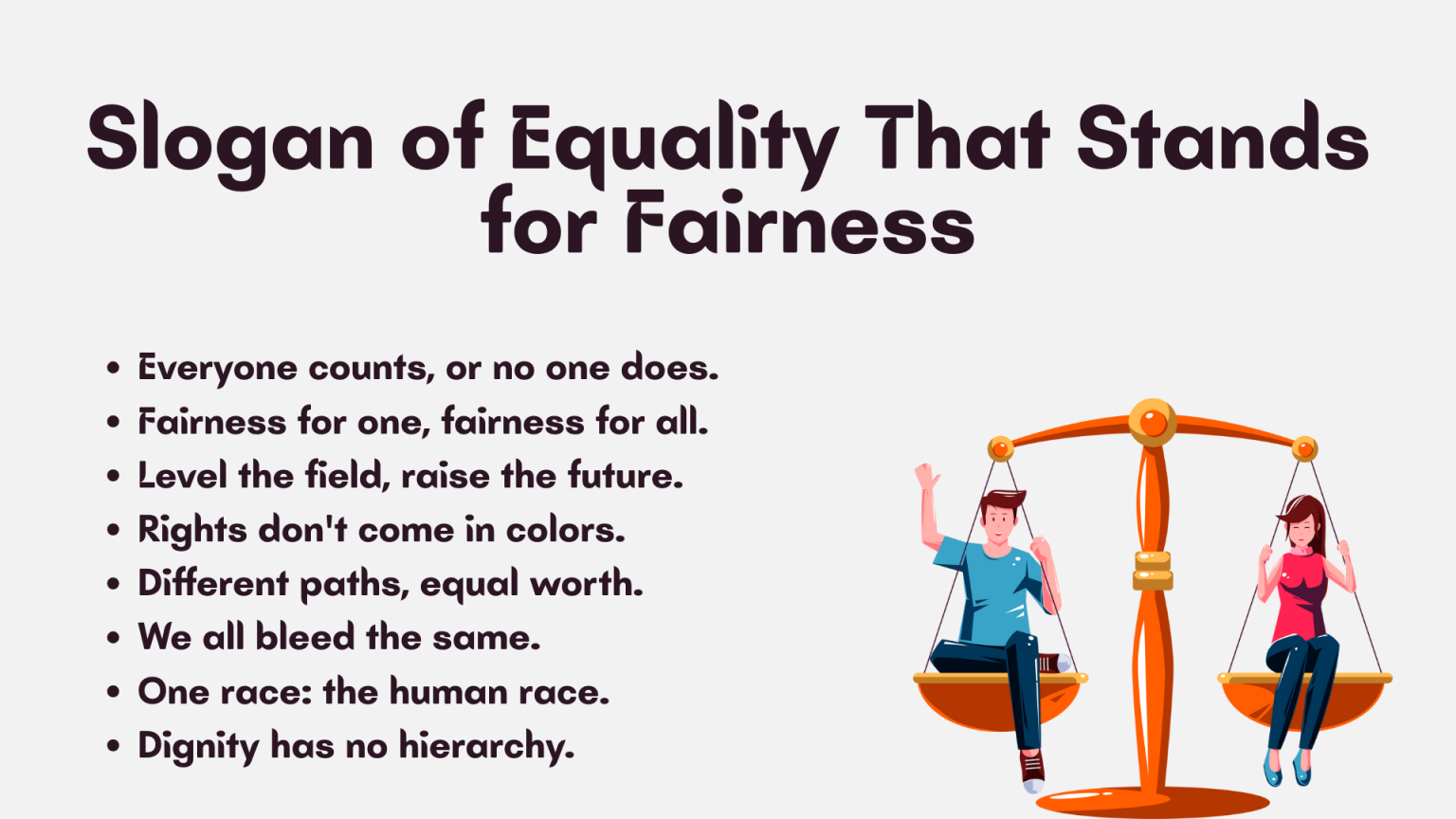 200+ Gender Equality Slogans That Demand Equal Rights - Search Fleek