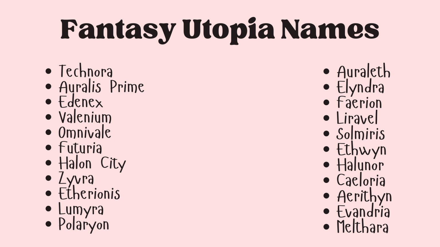 446+ Utopia Names to Bring Your Vision to Life - Search Fleek