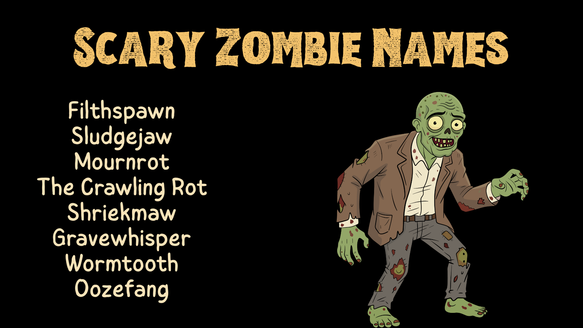 450+ Fun and Freaky Zombie Names to Try - Search Fleek